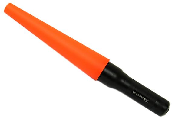 LED Lenser Signal Cone Orange - Fit P7 NZ - Torch Accessories by Gun City