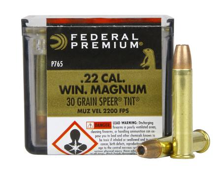 Federal 22 Magnum Speer TNT 30gr Hollow Point NZ - 22 Magnum by Gun City