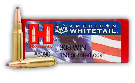 Hornady 308 American Whitetail 150gr Soft Point Interlock *20 Rounds NZ ...