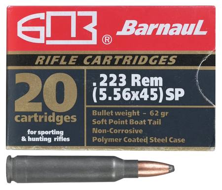 Barnaul 223 62gr Soft Point Boat Tail | 20 Round NZ - 223 Remington by ...