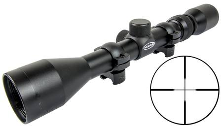 Weaver 3-9x40 Rifle Scope: 1" Tube, Duplex Reticle with Rings NZ ...
