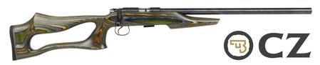 22 CZ 455 Evolution Varmint Blued Green Laminate NZ - 22 LR Bolt Action by Gun City