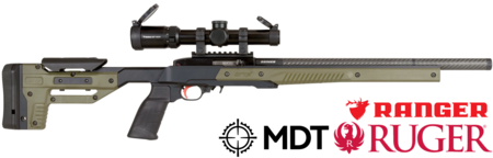 22 Ruger 10/22 with MDT Oryx Stock, Ranger Tension Barrel , & Ranger 1 ...