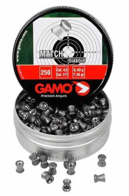 Gamo .22 (5.5mm) Match Flathead Pellets NZ - .22 Cal Pellets by Gun City