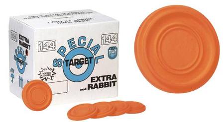 Euro Target Orange Rabbit Clay 144x NZ - Clay Targets by Gun City