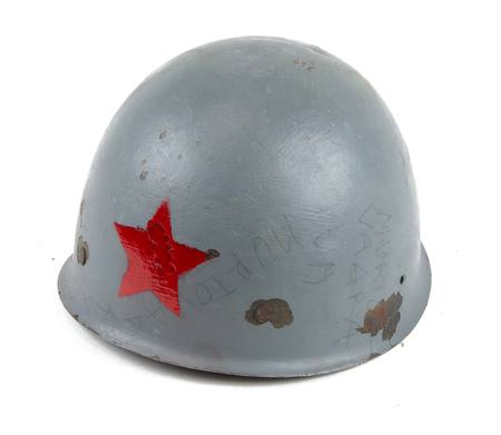 Cold War Helmet Russian Star Size S-M NZ - Military Surplus by Gun City