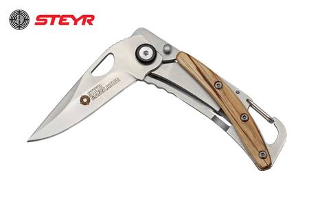 Steyr Stainless Wood Pocket Knife NZ - Folding Knives by Gun City