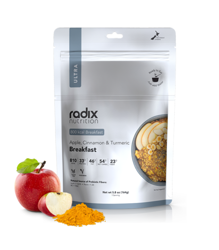 Radix Nutrition Breakfast Apple, Cinnamon & Turmeric - Dehydrated Meal ...