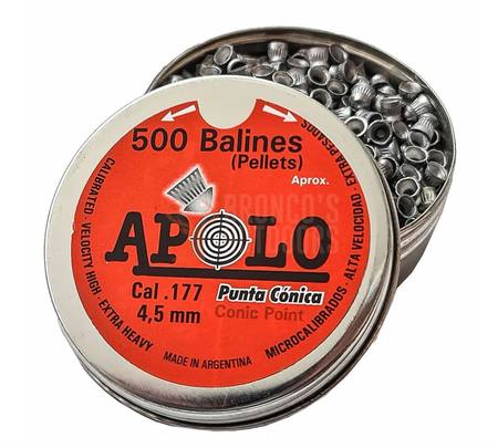 .177 Apolo Pellets 7gr Conic 500 Rounds NZ - .177 Cal Pellets by Gun City