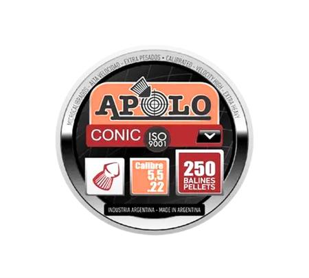 .22 Apolo Conic 250 Round | Pellets NZ - .22 Cal Pellets by Gun City