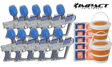 Impact Gel Blaster Pistols Battle Royale Pack *100,000 Gel Balls ...