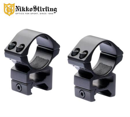 Nikko Stirling 30mm Medium Weaver / Picatinny Black Rings NZ - Rings by ...