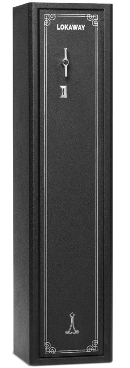 Lokaway 8 Gun A-Cat Safe: Black NZ - Gun Safes by Gun City