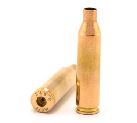 Sellier & Bellot 243 Win Brass Case | 20 Cases NZ - Cases by Gun City