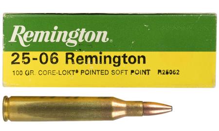 Remington 25-06 100GR Soft Point Core-Lokt 20 Rounds NZ - 25-06 ...