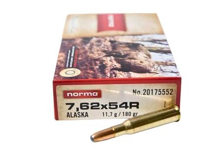 Norma 7.62X54R Alaska 180gr Soft Point 20 Rounds NZ - 7.62x54 Russian ...