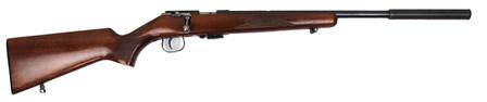 22 Anschutz 1450 Screwcut Blued Wood with Silencer NZ - Bolt Action by ...