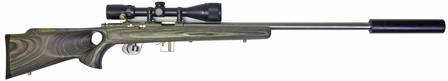 17HMR Marlin 917V Stainless Laminated Heavy barrel with Scope ...